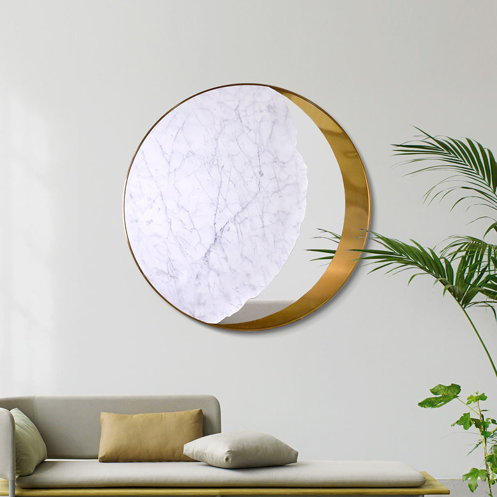 Half Moon Metal Installation Art – ARTGOW Official Website