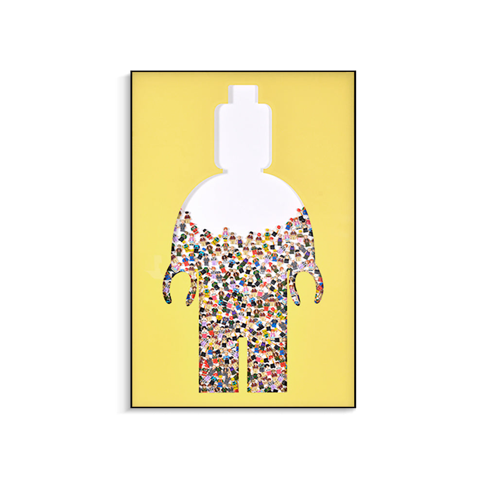 Building Blocks Man Acrylic Installation Art – ARTGOW