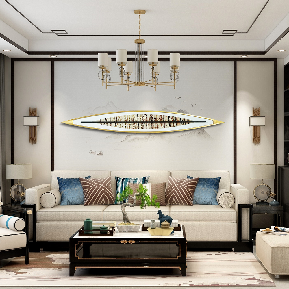 Boat-shaped Acrylic Installation Art – ARTGOW Official Website